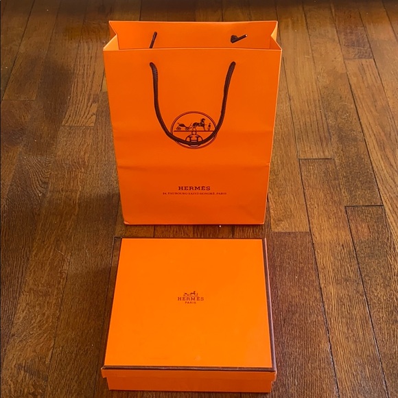 Hermes | Bags | Herms Shopping Bag And Box | Poshmark